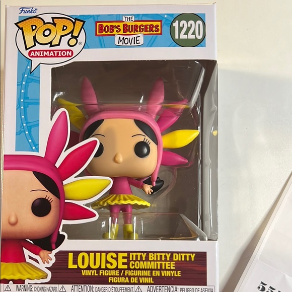 Funko | Toys | Funko Pop Bobs Burgers Louise In Pink And Yellow | Poshmark